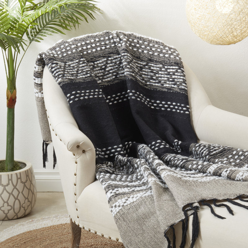 Saro Sevan Throw Blanket | Wayfair